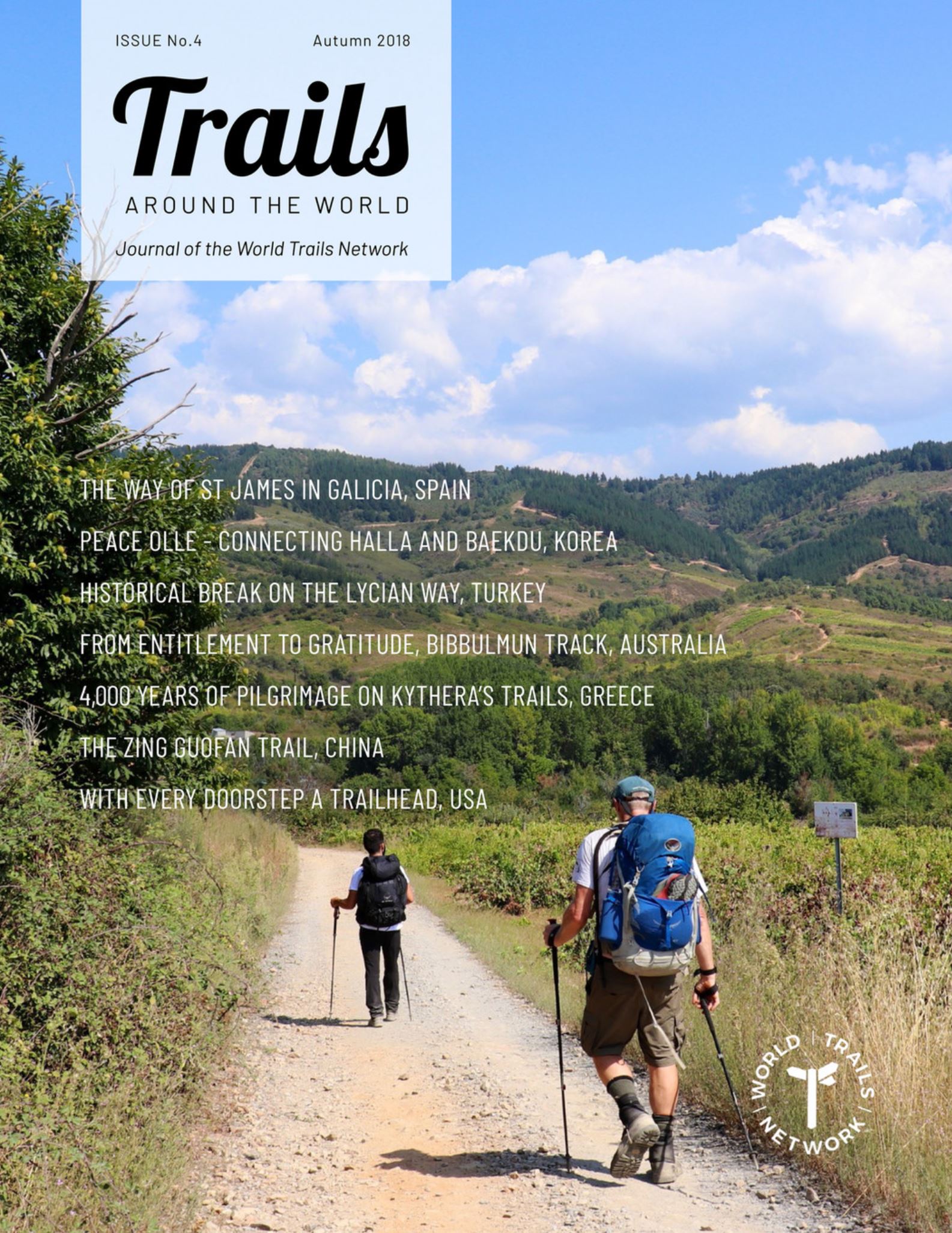 Article at the Trails Around the World Magazine of the World Trails Network